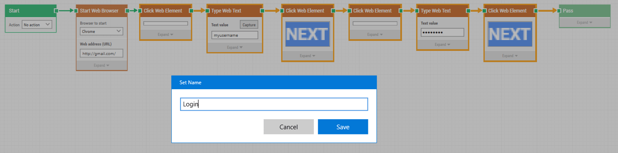 Custom Blocks Building Blocks | Leapwork Documentation